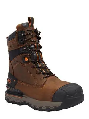 Timberland Boondock Ultralight 8" Composite Toe Work Boot - Medium Brown Full Grain