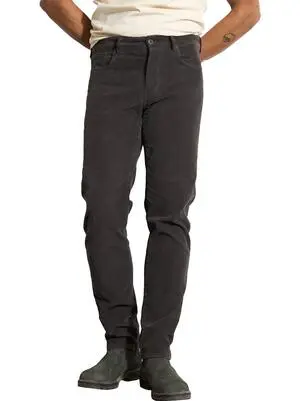 ROAN Five-pocket Corduroy Pants - Washed Black