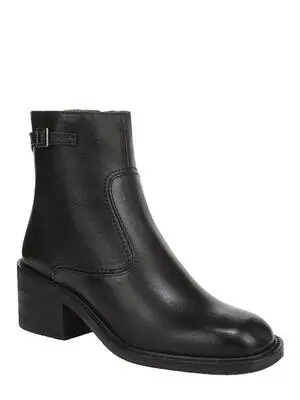 Franco Sarto Nylea Leather Bootie - Black