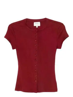 REFORMATION Raelynn Knit Top - Red