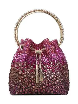 JIMMY CHOO Mini Crystal-embellished Bag - Pink