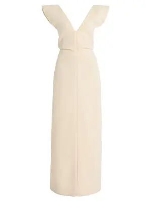 Proenza Schouler Mariam Scuba Maxi Dress - Ivory