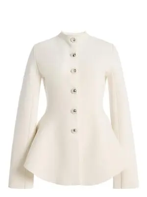 Proenza Schouler Dasha Compact Viscose Jacket - Ivory