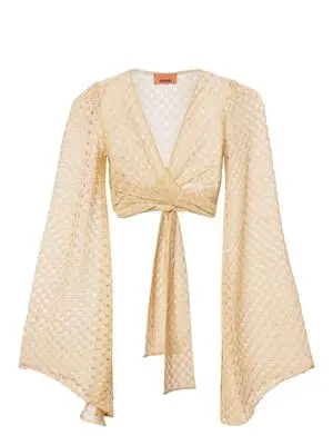 Missoni Lame Crop Top - Gold