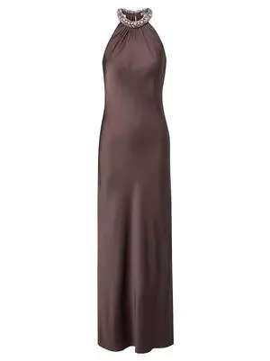 Simkhai Embellished Maxi Gown - Brown