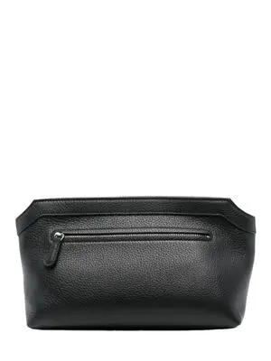 THE ROW Terrasse Leather Pouch - Black