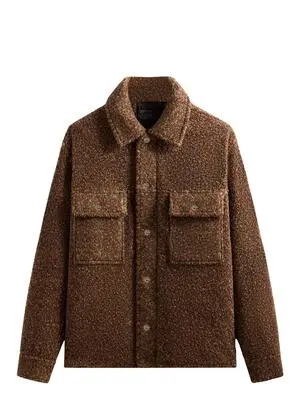 Kith Boucle Puffed Ace Shirt Jacket - Brown
