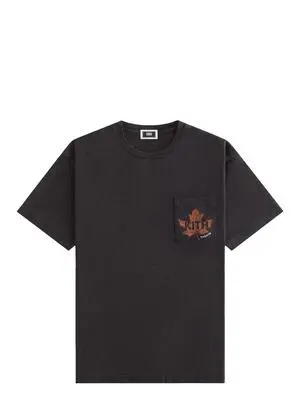 Kith Treats Leaf Vintage Pocket Tee - Black