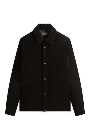 Kith Brixton Sueded Tech Shirt Jacket - Black