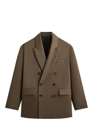Kith 101 For Ssstein Oversized Double Breasted Blazer Everglades - Brown