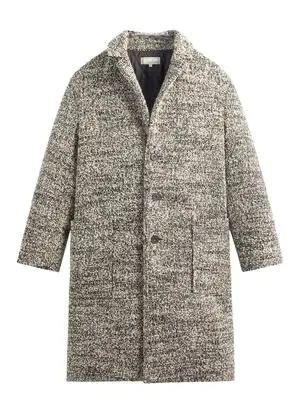 Kith Kin Plush Boucle Bergen Coat - Black