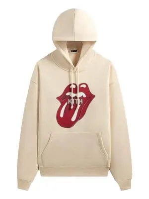 Kith For The Rolling Stones Classic Logo Nelson Hoodie - White