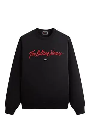 Kith For The Rolling Stones Monogram Tongue Nelson Crew - Black