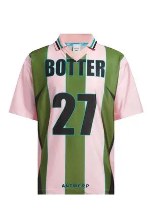 REEBOK X Botter Stripe Reverse Soccer Tee - Pink