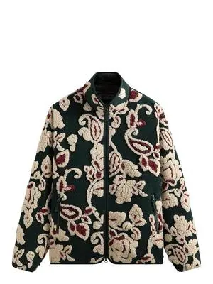 Kith Paisley Vine Sherpa Harper Jacket - Green
