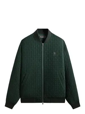 Kith Check Quilt Avery Bomber Jacket - Green