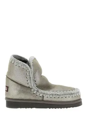 Mou Ankle Boots Silver