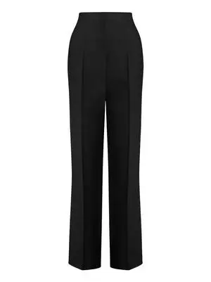 Alberta Ferretti Wide Leg Trousers - Black