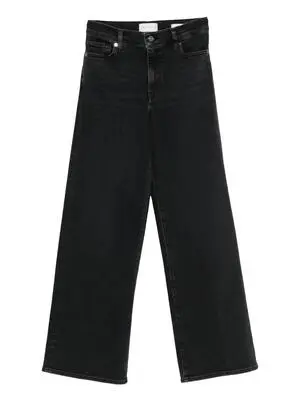 FRAME Wide Leg Jeans - Black