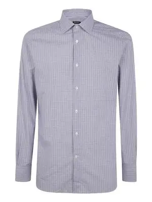 Zegna Shirt - Gnawed Blue