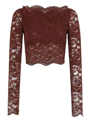 Rabanne Lace Top - Brown
