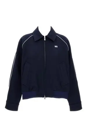 WALES BONNER Collared Jacket - Blue