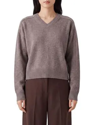 Loulou De Saison Loulou De Saison V-Neck Sweater Brown
