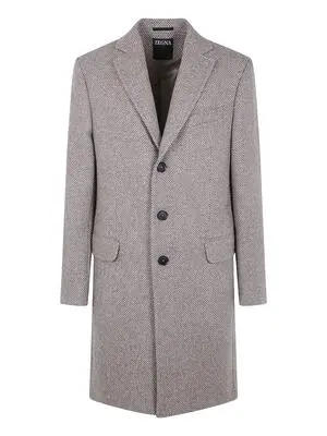 Zegna Tailored Coat - Brown