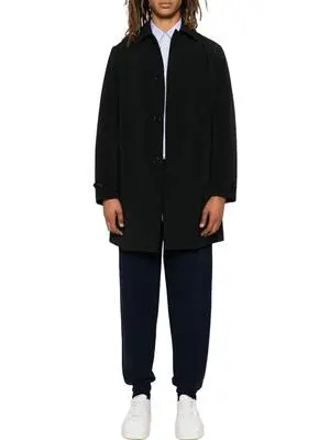 Aspesi Collared Coat - Black