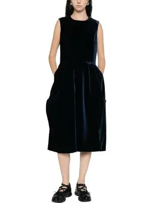 Comme Des Garçons Sleeveless Dress - Navy