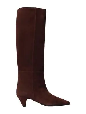 ANNA F. Boots - Burgundy
