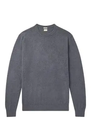 Massimo Alba Kane Brushed-cashmere Sweater - Gray