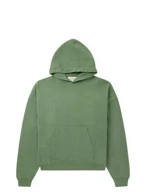 REMI RELIEF Cotton-jersey Hoodie - Green