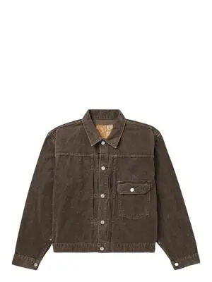REMI RELIEF Cotton-Corduroy Trucker Jacket