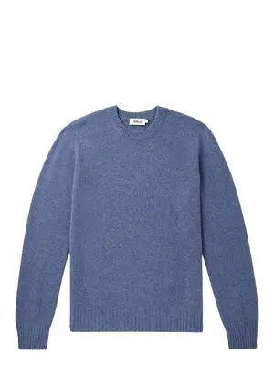 Altea Wool And Cashmere-blend Sweater - Blue