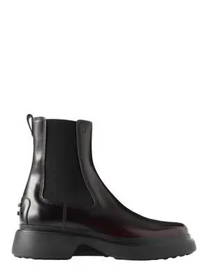 TOD'S Gomma 74l Chelsea Boots - Burgundy