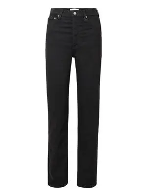 AGOLDE 90s Pinch Waist High-rise Straight-leg Jeans - Black