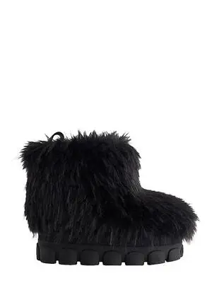 Goldbergh Faux-fur Ankle Snow Boots - 9000 Black