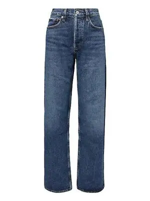 AGOLDE Arc Wide-leg Denim Jeans - Short Wave (dk Ind)