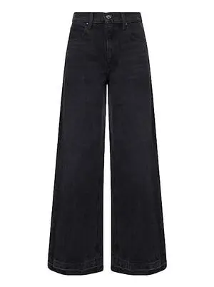 Paige Cameron Wide-leg Denim-blend Jeans - Boho Black