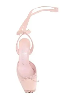 CHRISTIAN LOUBOUTIN 55mm Cassia Lace-up Ballet Pumps - Pink