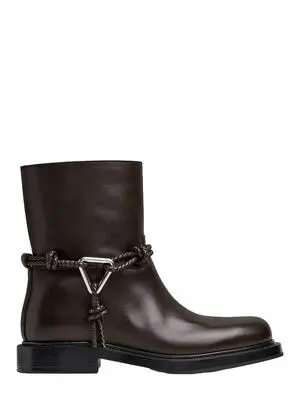Bottega Veneta Leather Ankle Boots - Fondant