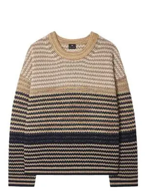 Paul Smith Striped Knitted Sweater - White