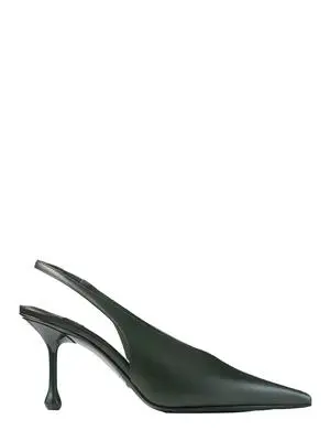 JIMMY CHOO 80mm Isa Slingback Pumps - Green