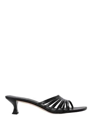 Michael Kors 50mm Haisley Strap Sandals - Black
