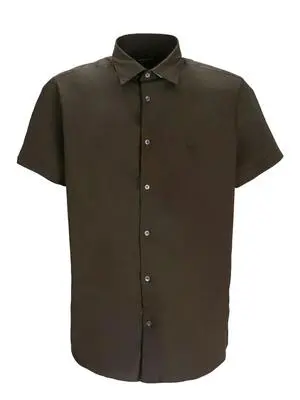 Emporio Armani Buttoned Short-sleeve Shirt - Green