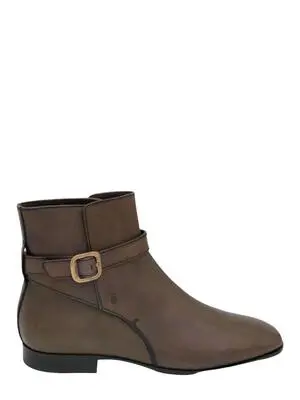 TOD'S Buckled Ankle Boots - Brown
