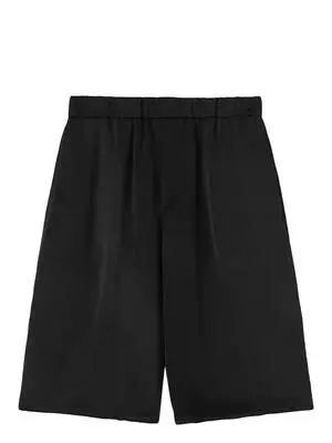 JIL SANDER Elasticated-waist Shorts - Black