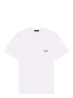 Comme Des Garçons Logo Tee - White