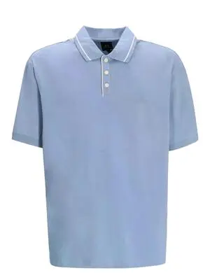 Armani Exchange Contrasting Piping Polo Shirt Blue